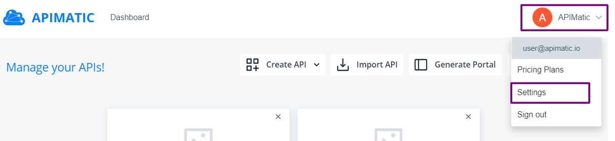 Authentication - APIMatic API